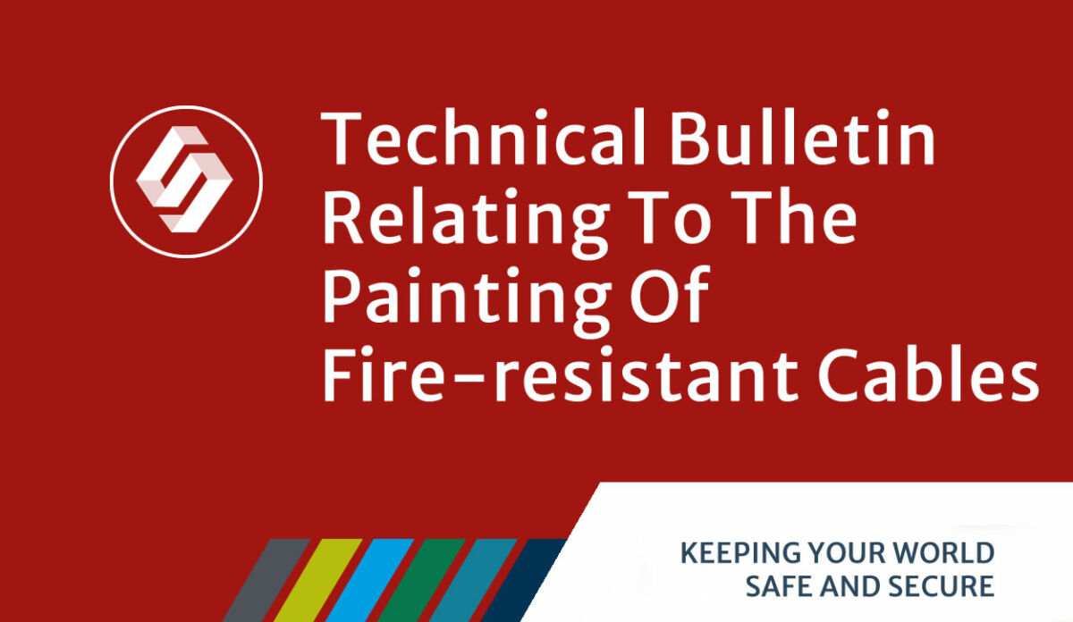 Technical Bulletin Relating To The Painting of Fire-Resistant Cables ...